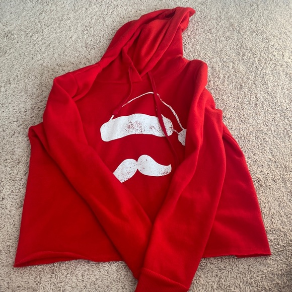 Modern Lux | Tops | Santa Cropped Hoodie | Poshmark